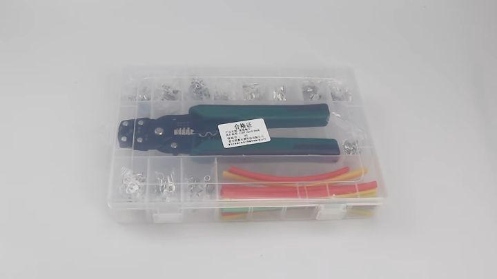 Set Terminal + Tang Kupas kabel skun Crimp Connector Kit 320 PCS ...