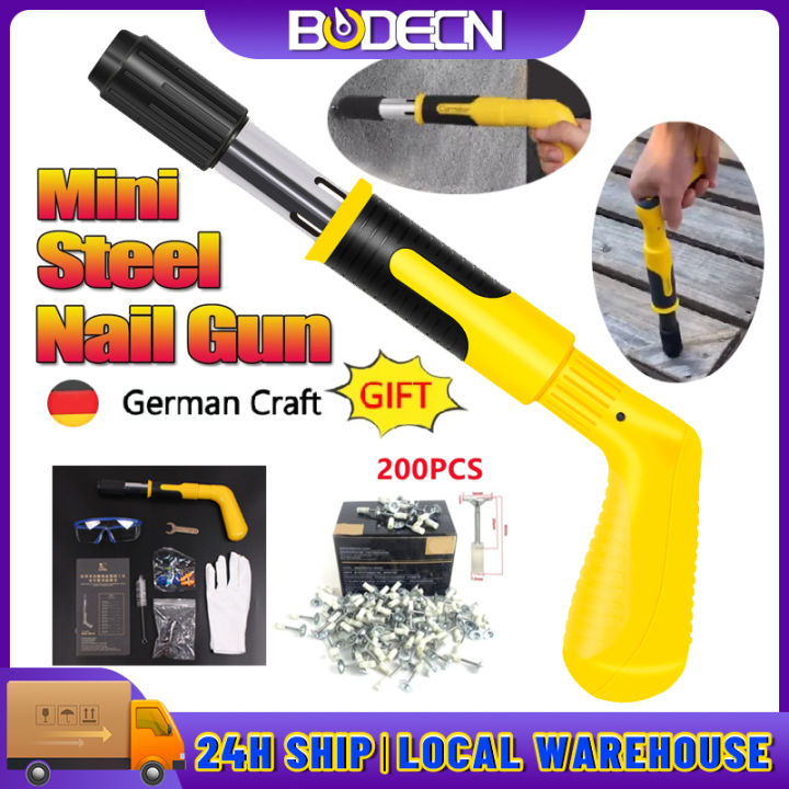 Nail Revit Gun 400 Pcs Round Nails For Concrete Mini Round Fire Nails 7 ...