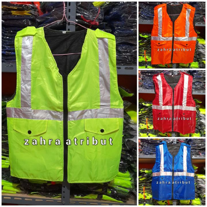 Rompi Proyek Safety Bahan Parasut Busa Tebal | Lazada Indonesia