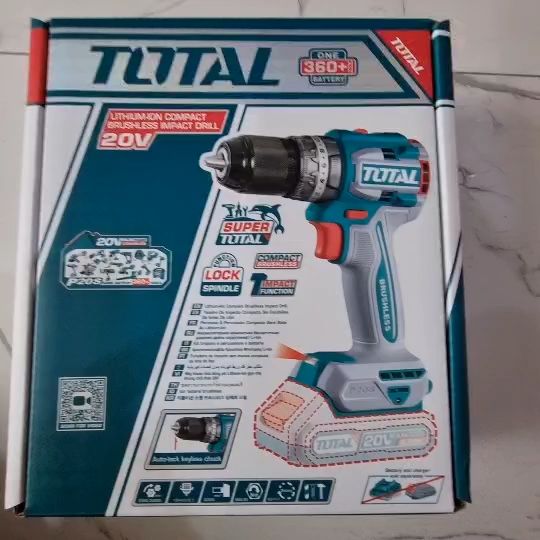 Total รุ่น TIDLI206021 สว่านแบตเตอรี่ไร้สาย หัวเจาะโลหะ 20V (ไม่รวม ...