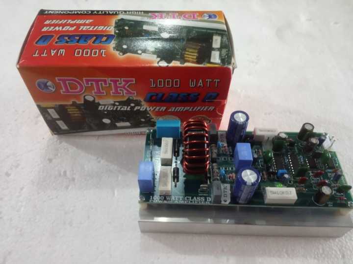 KIT POWER AMPLIFIER CLASS D 1000WATT DTK (HARGA SUDAH TERMASUK PACKING ...