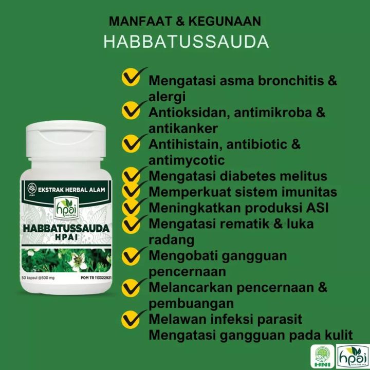 HABBATUSSAUDA HNI Ori BPOM | Lazada Indonesia