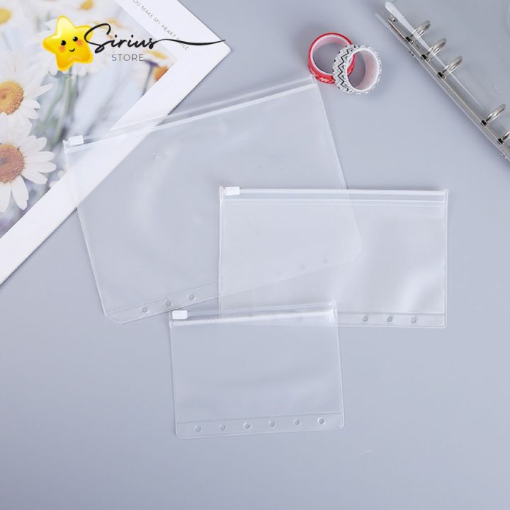 Zipplock Zipper Lock Pocket Binder A6 6 Lubang Keuangan Sinking Fund ...