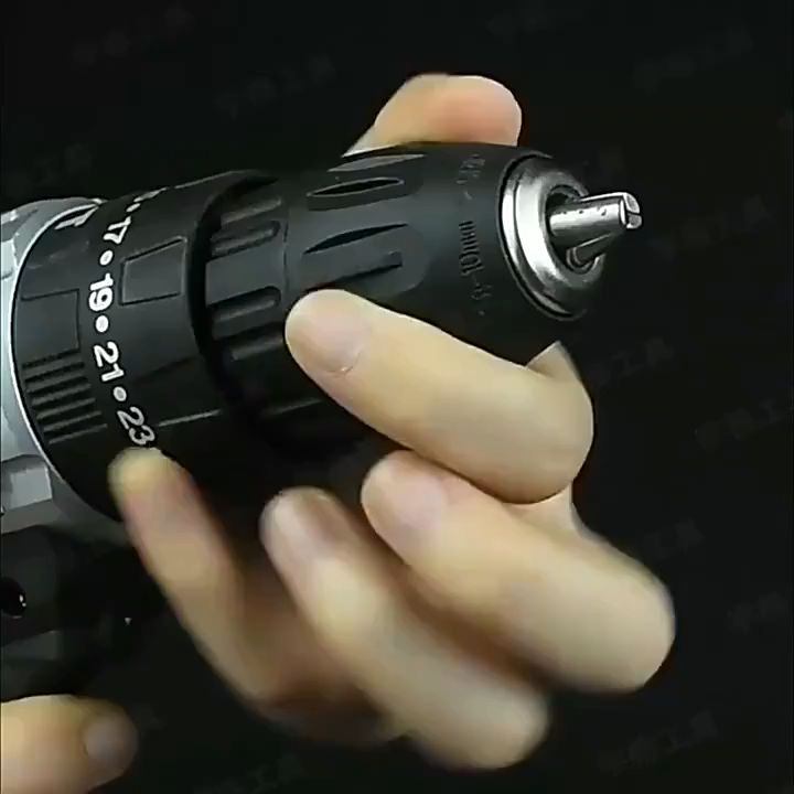 🔥 Free Accessories🔥electric Drill 2 Li Ion Batteries Cordless Driver