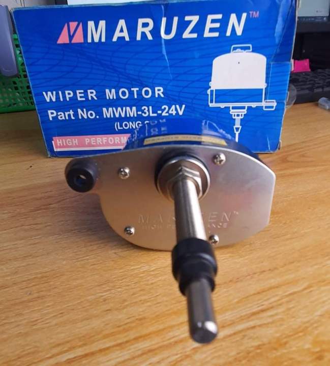 Wiper Motor (Long Shaft) UNIVERSAL TYPE Maruzen 24V | Lazada PH