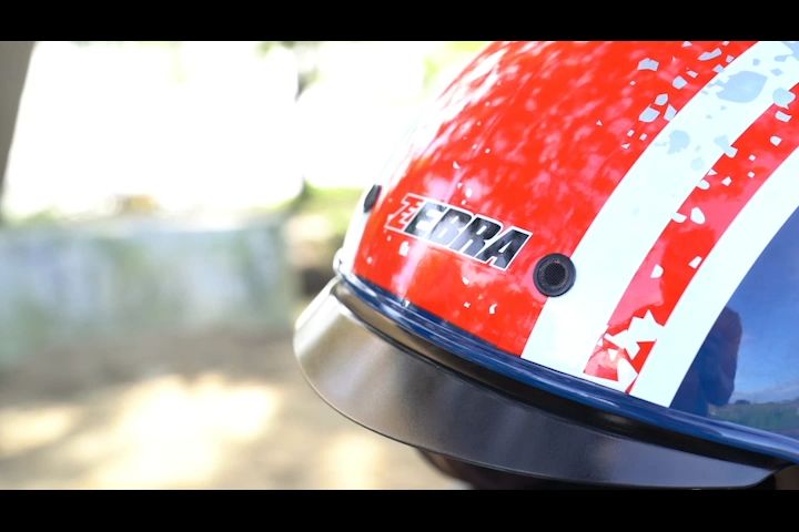 Zebra 603 Motorcycle Helmets Half Face Vintage Harley Retro Motor ...