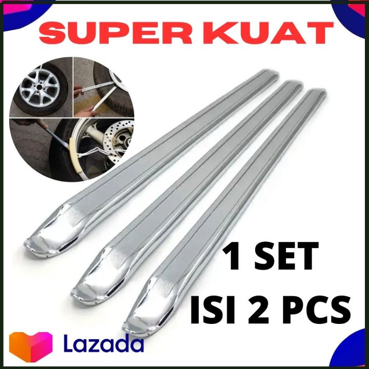 per 2 Pcs (25CM) Congkelan Ban Alat Congkel Alat Cungkil Ban Motor ...