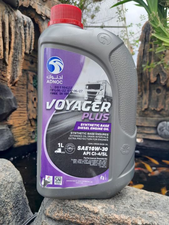 Adnoc Voyager Plus 10W-30 API CI-4 1liter | Lazada Indonesia
