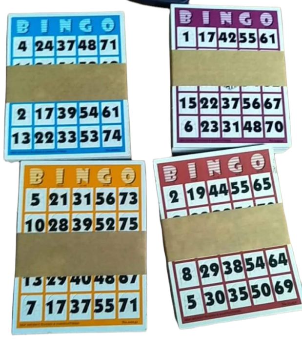 bingo cards (natutupi) | Lazada PH