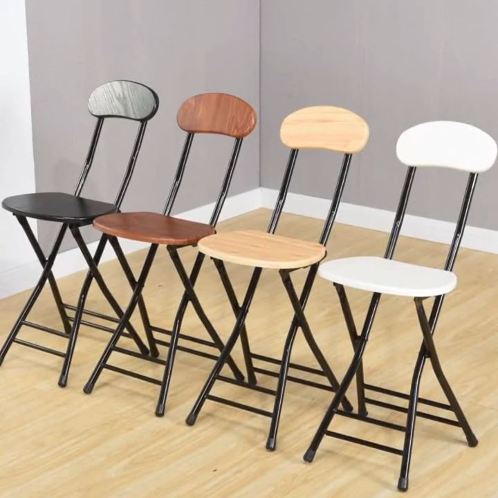 OTA- Metal frame foldable chair Kerusi Lipat Solat Folding Chair Dining ...