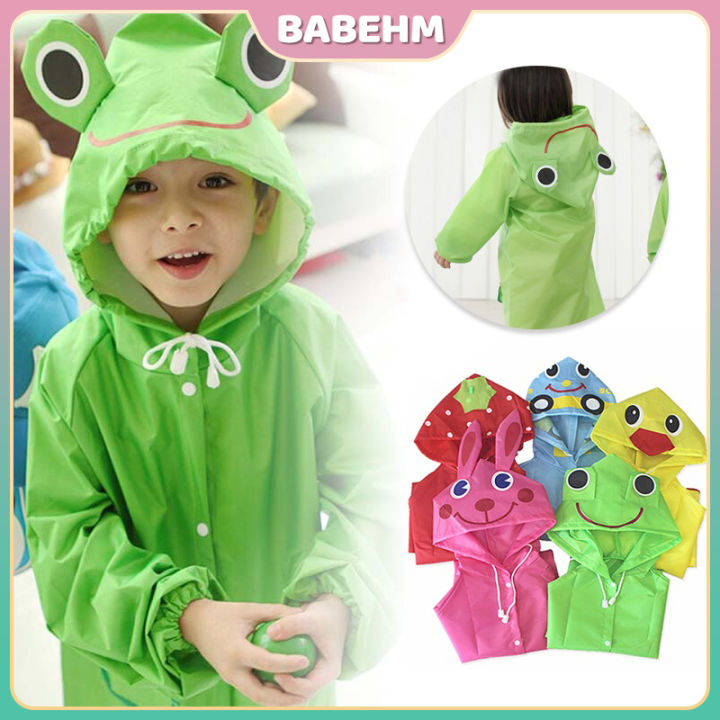 Raincoat Kids Cartoon Waterproof Kids Raincoat Baby Cute Animal Style ...