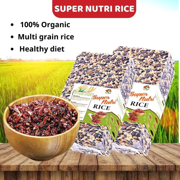 Brown rice for diet Multi grain rice super nutri rice mixed 5 nutri ...