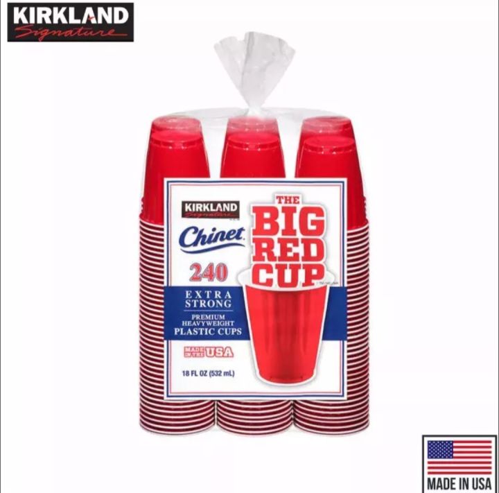Kirkland Signature Big Red Cup Chinet 240pcs | Lazada PH