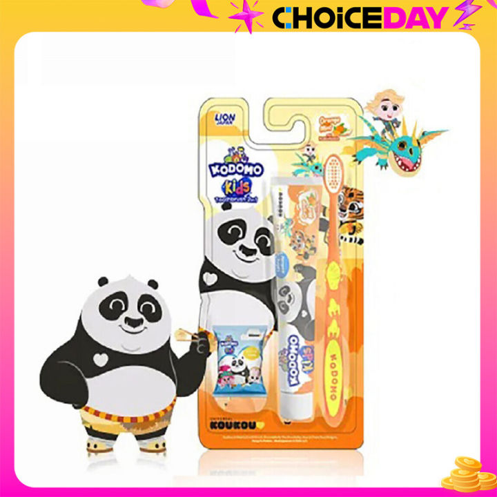 KODOMO Sikat & Pasta Gigi Koukou 2in1 6 tahun++ | Toothbrush ...