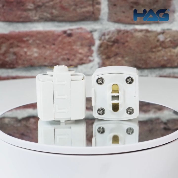 HAG Track Rail Adapter for Pendant Light Track Fitting Black White | Lazada