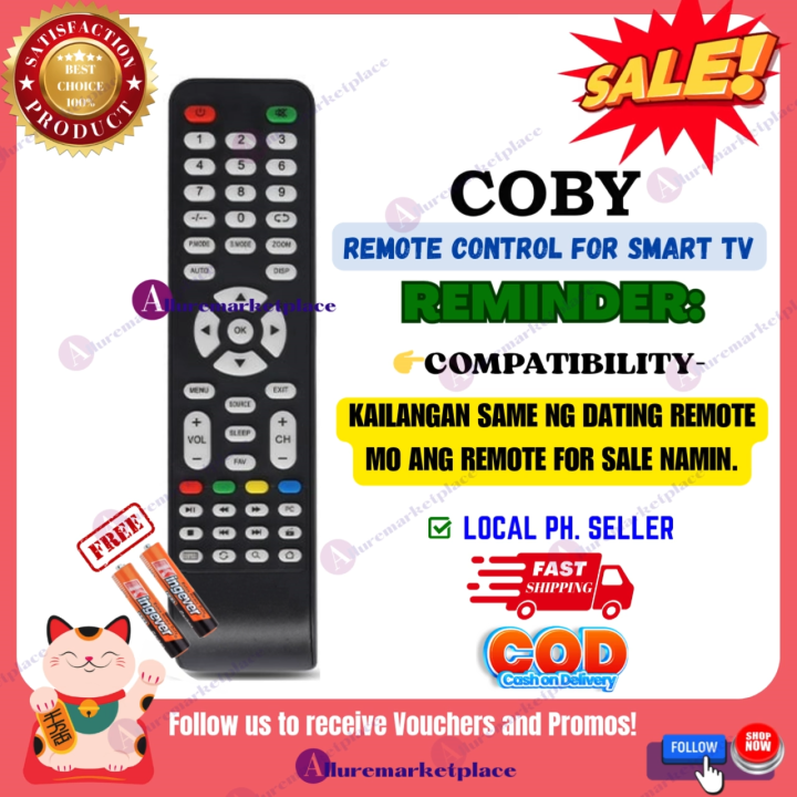 ORIGINAL COBY Smart TV Remote or Coby Basic Led TV Remote Control for Star COBY H-4500 H-3200 ...