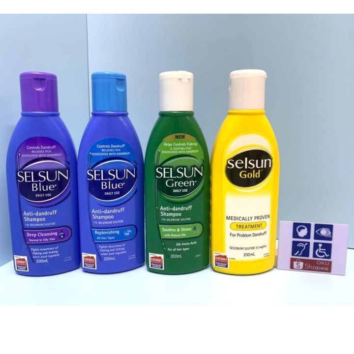 【BUY ONE GET ONE 】Selsun Gold Dandruff Medicated Shampoo Treatment Anti ...