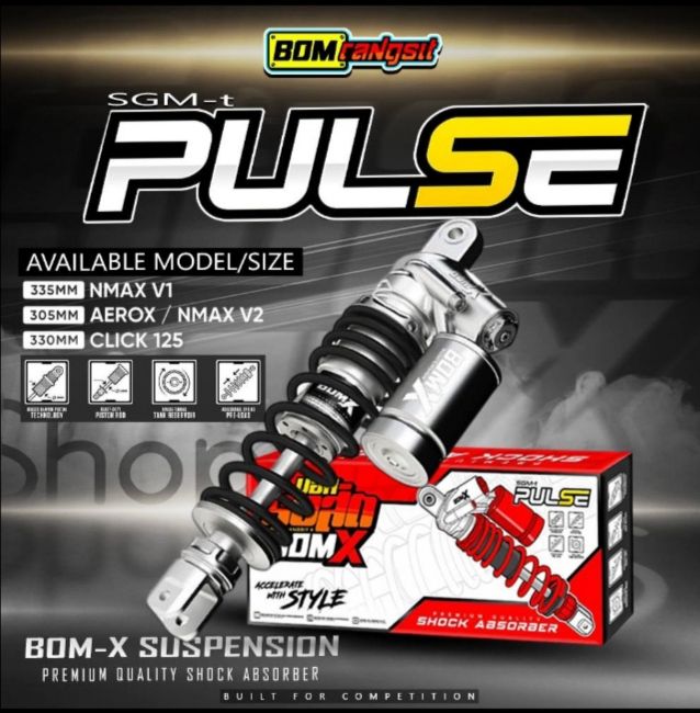 BOM X PULSE SHOCK ABSORBER Premium quality | Lazada PH