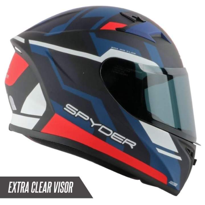 SPYDER Phoenix 2 Fullface Helmet S6 w/ Free Extra Clear Visor | Lazada PH