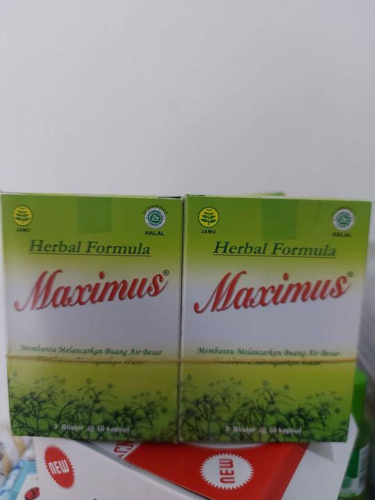MAXIMUS Herbal Formula Box 30 Kapsul | Lazada Indonesia
