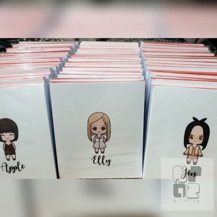 CHIBI NOTEPADS - PERSONALIZED NAME - GIFT IDEAS with minimum order ...