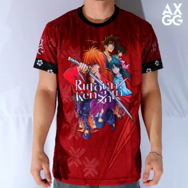 AXGG ' S a m u r a i X ' Anime Shirt | Lazada PH