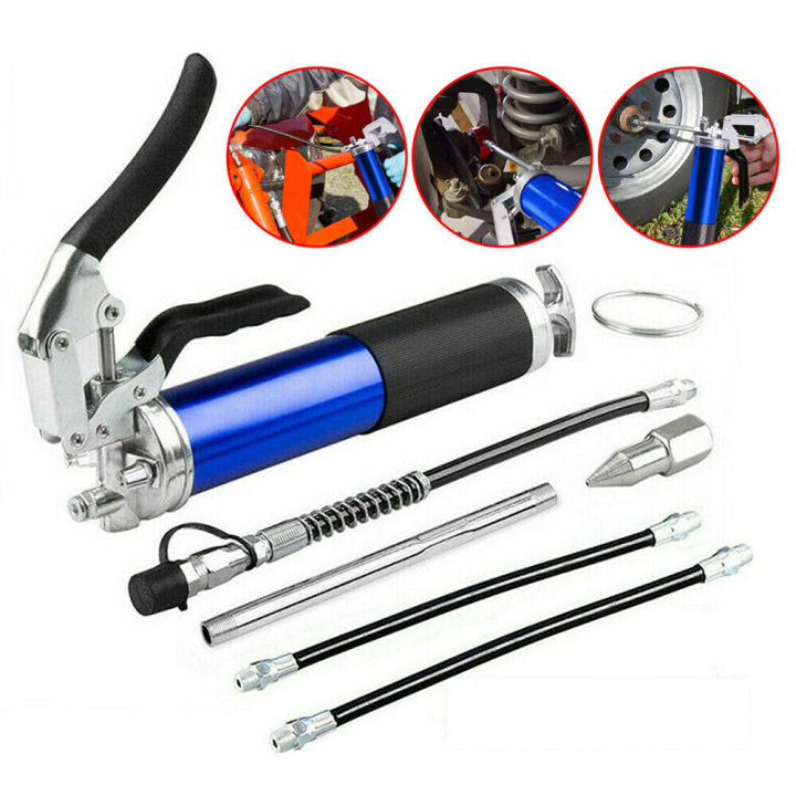 Pistol Grip Grease Gun Set 6000-7000PSI Aluminum Alloy Manual Grip ...