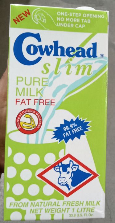 Cowhead Slim Pure Milk Fat Free 1L | Lazada PH