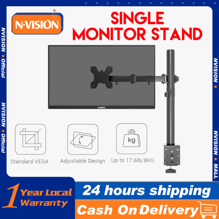 Single Monitor Mount Single Monitor Stand Suitable for 14-27 inch ...