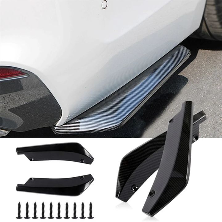 Car Universal Front Rear Bumper Strip Lip Spoiler Diffuser Splitter ...