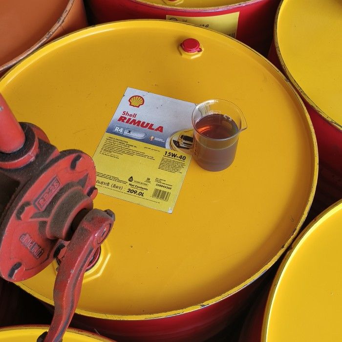 oli mesin diesel Sh*ll Rimula R4x 15w-40 eceran kemasan repack 5L dari ...