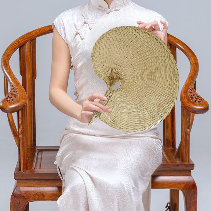 Weilong Chinese Style Pure Natural Hand Made Fan Hand Weaving Fan for ...