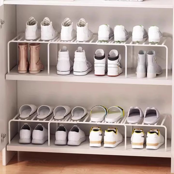 Durable Shoe Rack Organizer Multi-Layer Iron Shoe Cabinet Divider ...