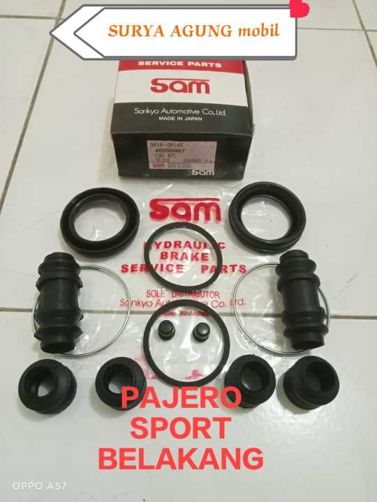 CALIPER KIT KARET SEAL REM CAKRAM BELAKANG MITSUBISHI PAJERO SPORT / TRITON | Lazada Indonesia