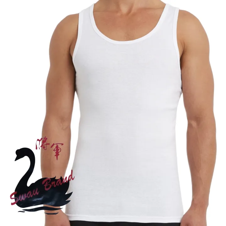 Singlet putih Swan Brand bahan 100% katun | Lazada Indonesia