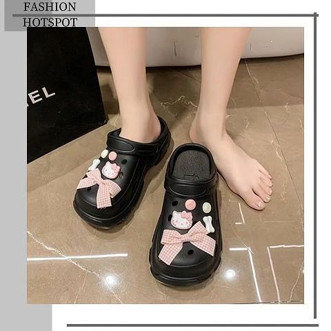 Sheii สินค้าพร้อมส่ง รองเท้าหัวโตพร้อมตัวติด มี 3 สีให้เลือก วัสดุยาง ...