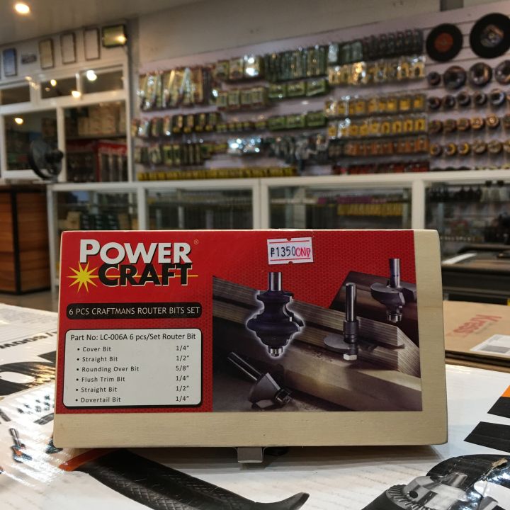 Powercraft Router Bit set | Lazada PH