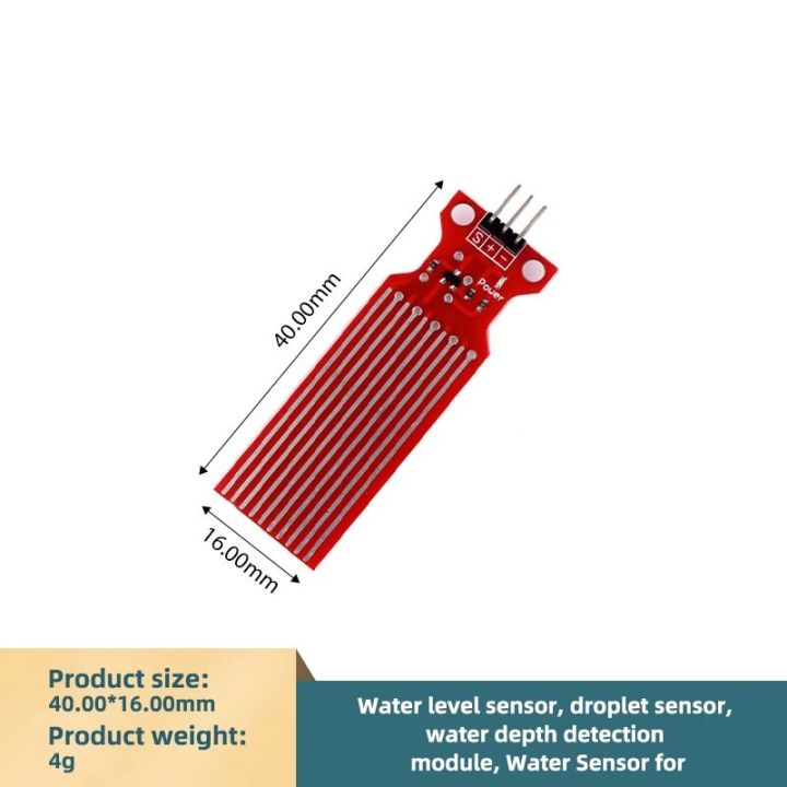 Water Level Sensor Droplet Sensor Water Depth Detection Module Water Sensor Lazada