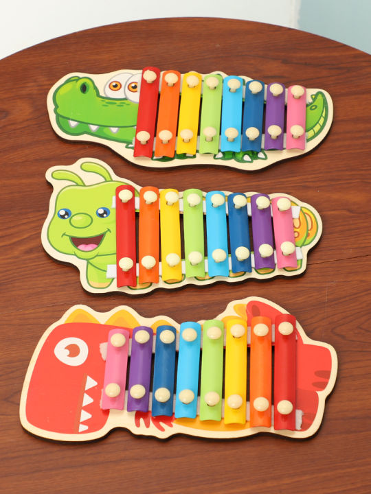 Kmoist อุปกรณ์ของเล่นรูปการ์ตูนสัตว์ดนตรีสำหรับเด็กเล็ก,ของเล่นเพื่อพัฒนาการปฐมวัย | Lazada.co.th