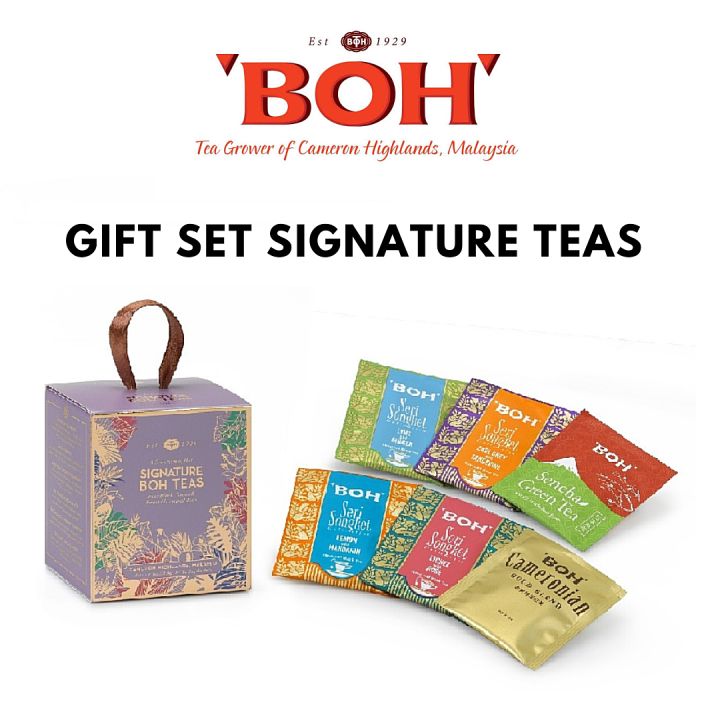 Gift Set 6 ชนิดชาซิกเนเจอร์ของโบะฮฺ บรรจุ 12 ซอง BOH Signature Teas (12 ...