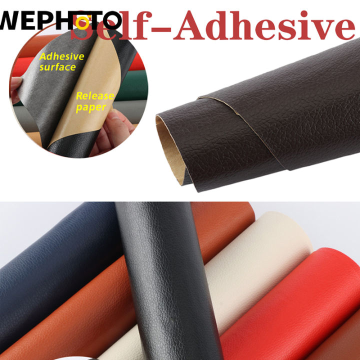 WEPHOTO Leather Repair Patch Sticker Self Adhesive Sofa Table Chair ...