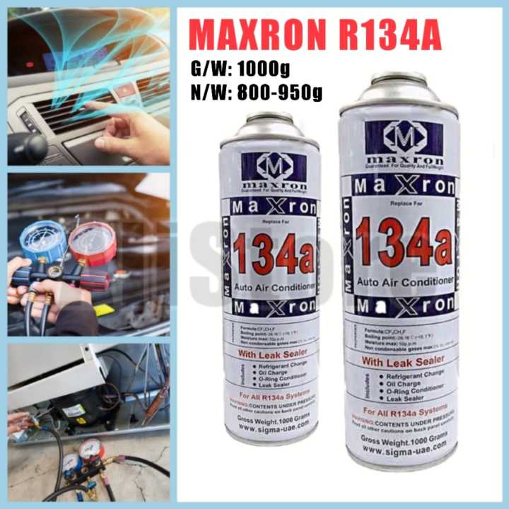 ALi R134a Gas Refrigerant MAXRON (NOT SHIPPED TO SABAH SARAWAK) Refrigerator Car Aircond | Lazada