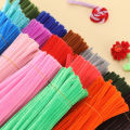 100PCS Fuzzy Wires | DIY Craft Stems | Colored Pipe Cleaners | Fuzzy ...