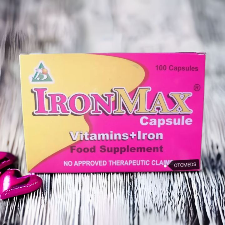 IRONMAX Vitamins + Iron Capsule 100's Food Supplements | Lazada PH