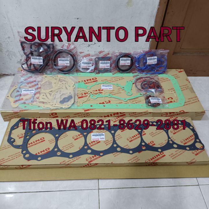 Packing Set Gasket Kit Head Full Set Hino Lohan 500 FM260 TI J0E8 J08C ...