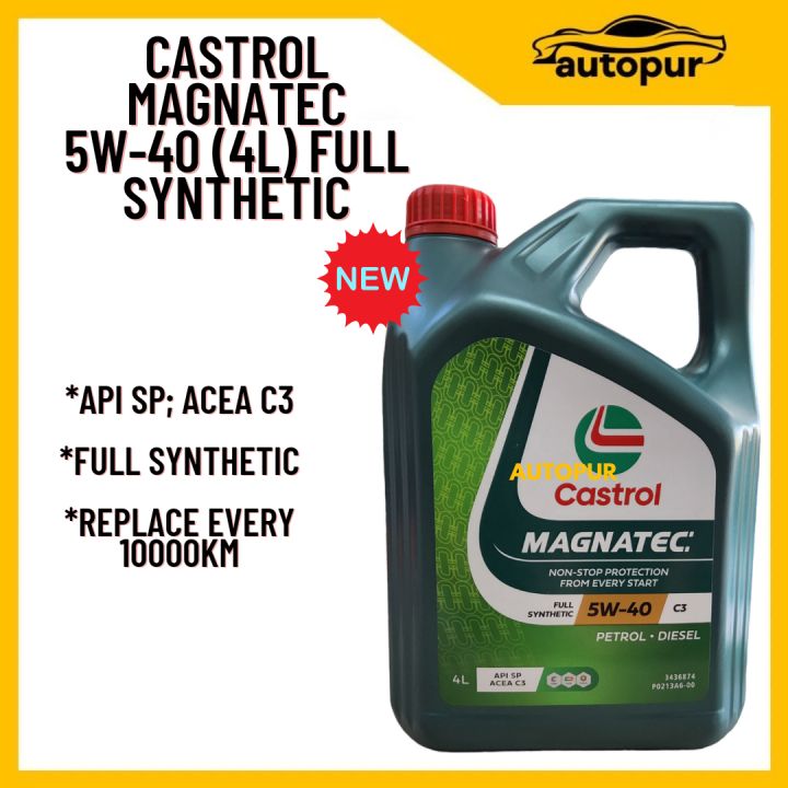 Castrol Magnatec 5W40 4L Full Synthetic (Original) | Lazada