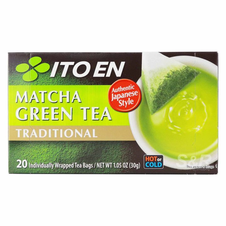 Ito En Matcha Green Tea Traditional 20 bags | Lazada PH