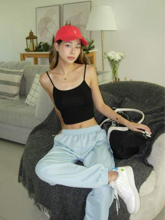 Daisy and Poppy sweatpants: Baby Blue | Lazada.co.th