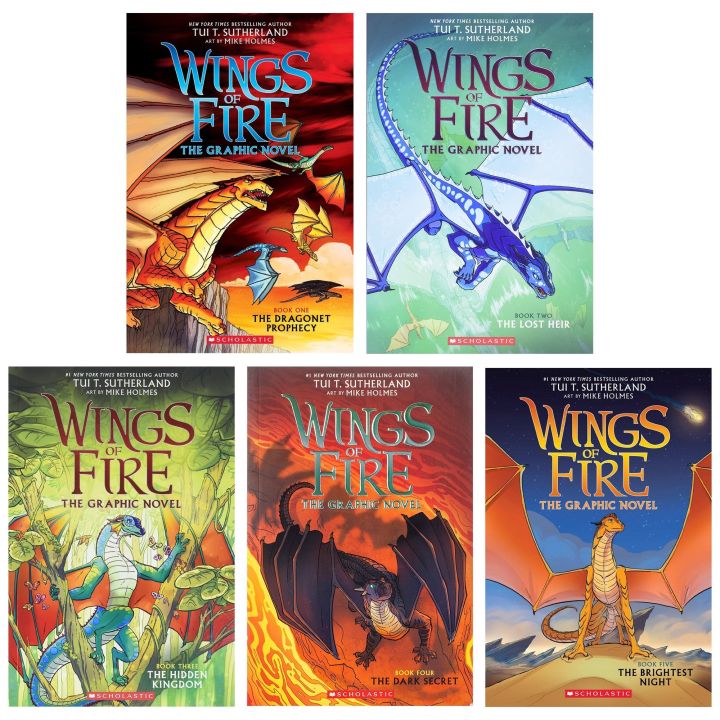 Wings of Fire The Graphic Novels 5 Books Collection By Tui T ...