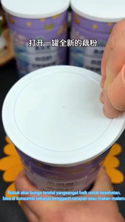 OUFEN LOTUS ROOT POWDER BUBUK AKAR TERATAI HEALTHY FOOD MAKANAN DAN ...